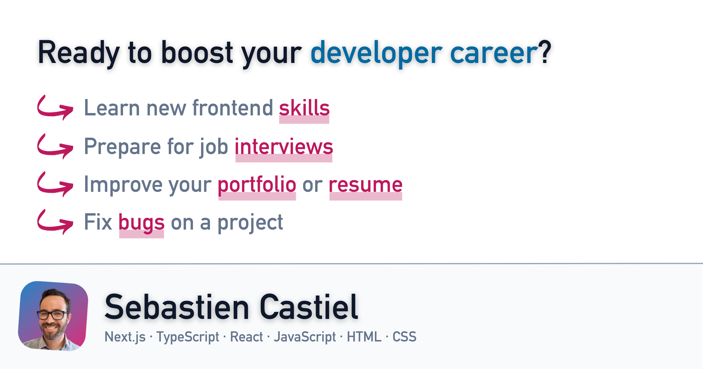 Developer Mentoring · Sebastien Castiel